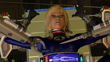 The Invisible Woman Gets Clipped by Scarlet